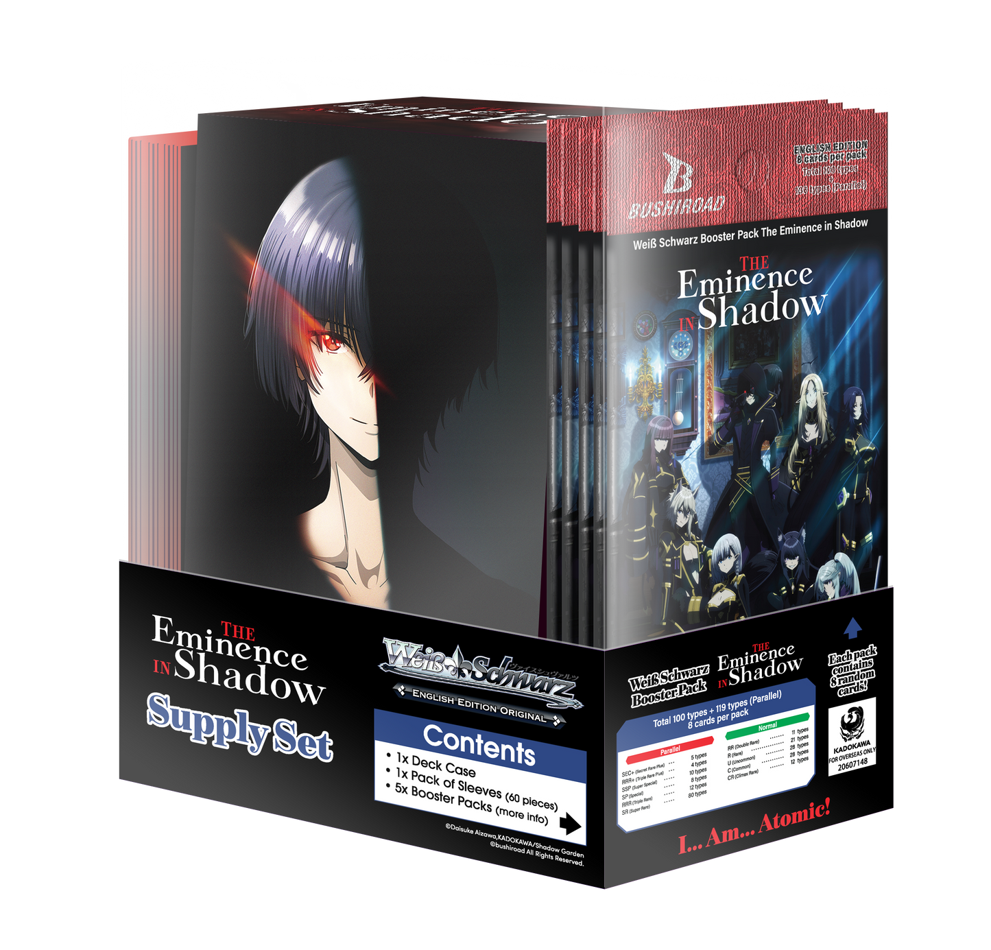 PRE-ORDER The Eminence in Shadow: English Weiss Schwarz – Cobra's Gilded Tavern
